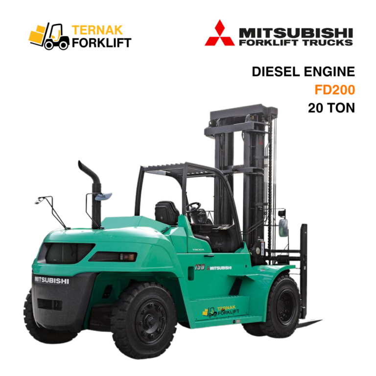 Forklift 20 Ton Mitsubishi (FD200) - ternakforklift.com